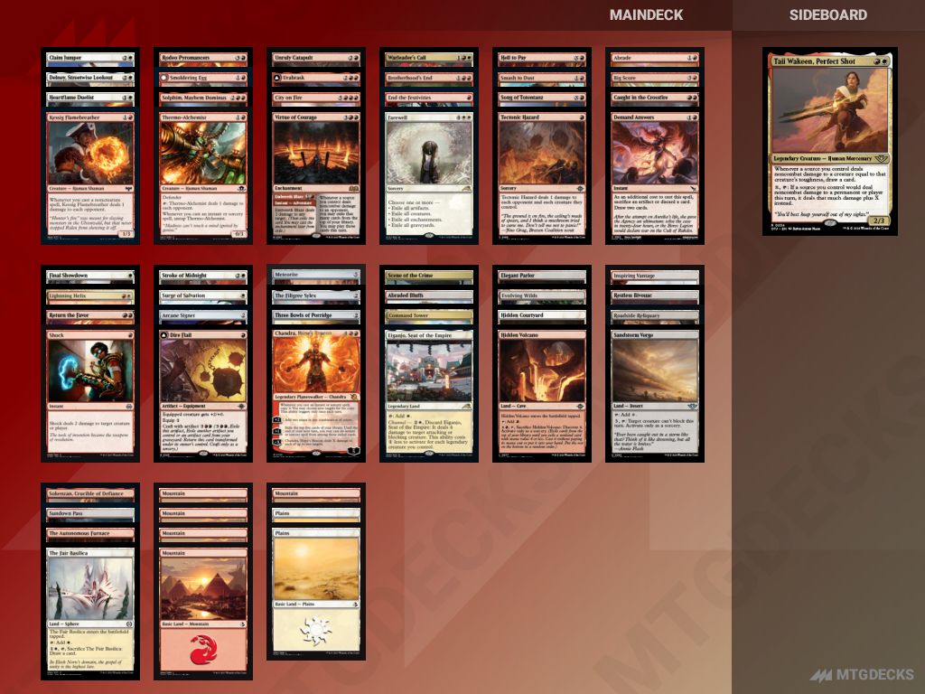 Brawl Taii Wakeen, Perfect Shot (Standard Brawl) - deck by bosinic78 ...