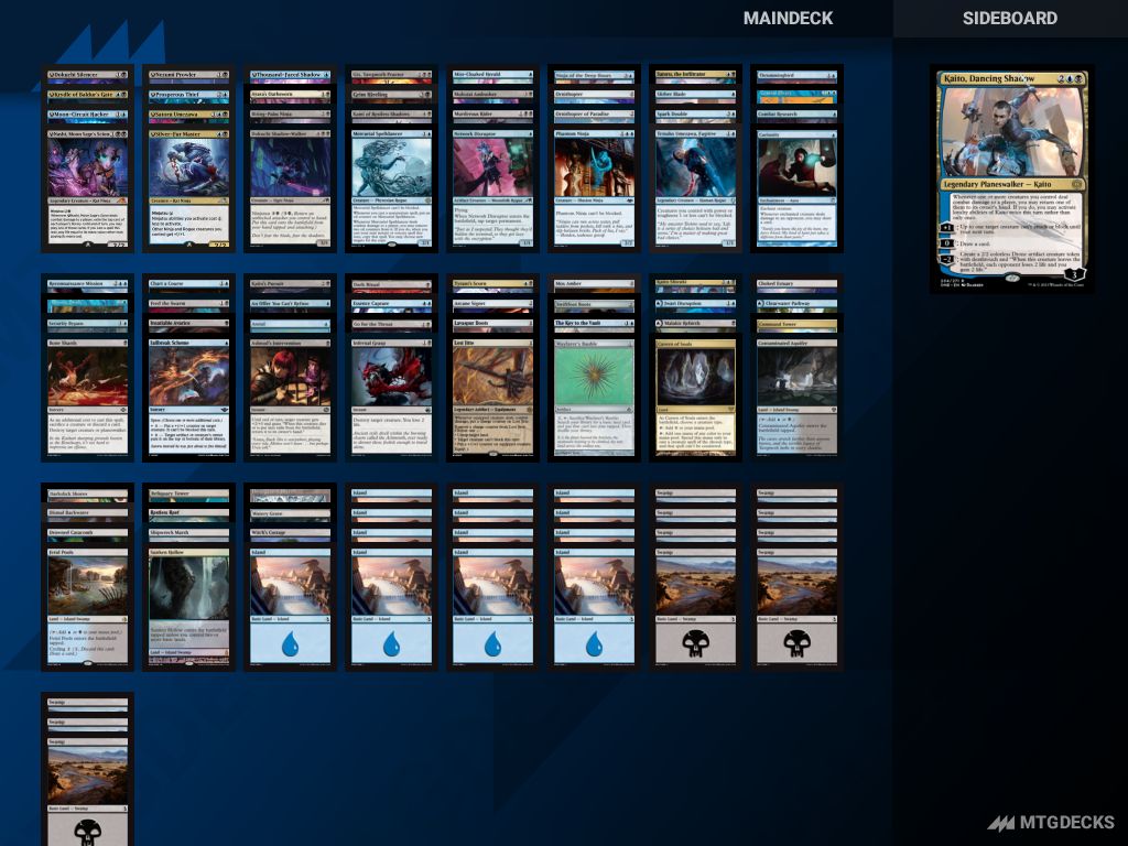 Historic-Brawl Ninja Arena deck by JoshuaFogelson • MTG DECKS