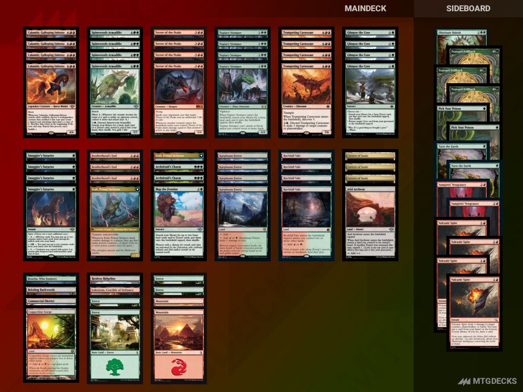 Arena Standard Gruul Surprise deck by Kyori • MTG DECKS