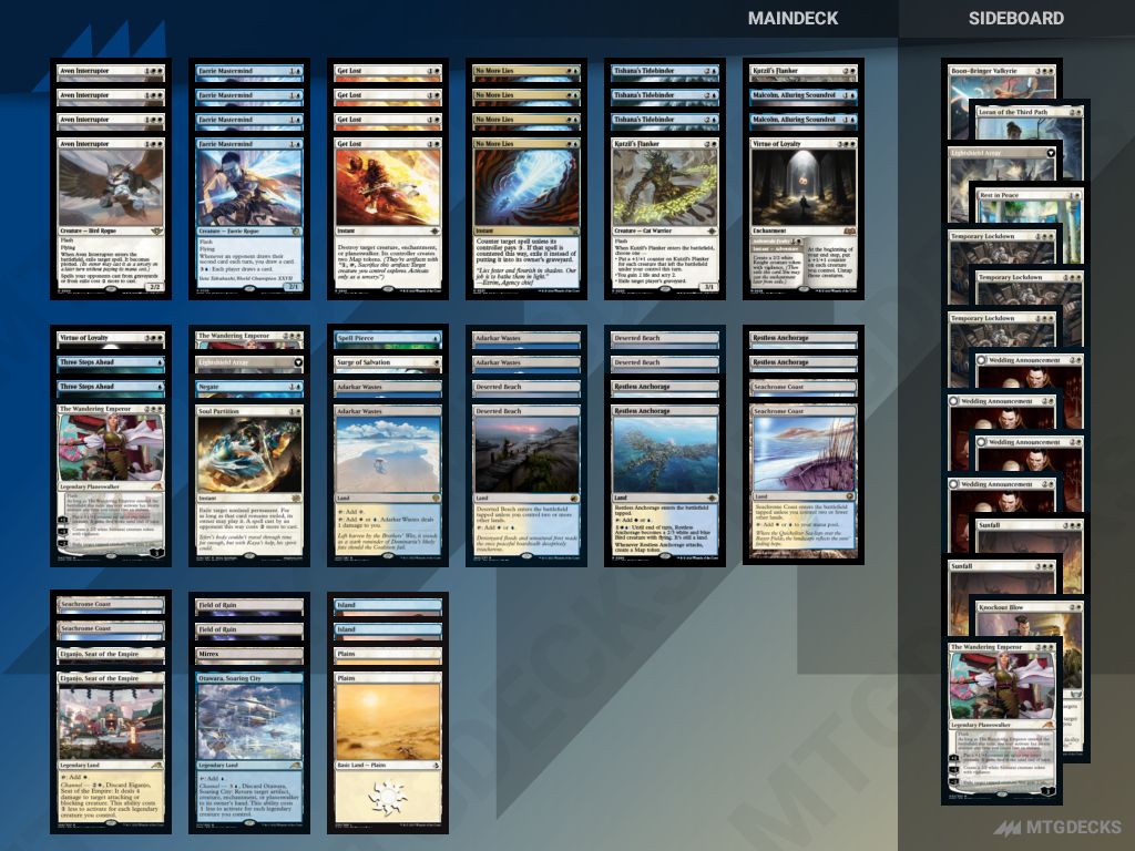 Standard Azorius Flash deck by Yuhui Lin • MTG DECKS