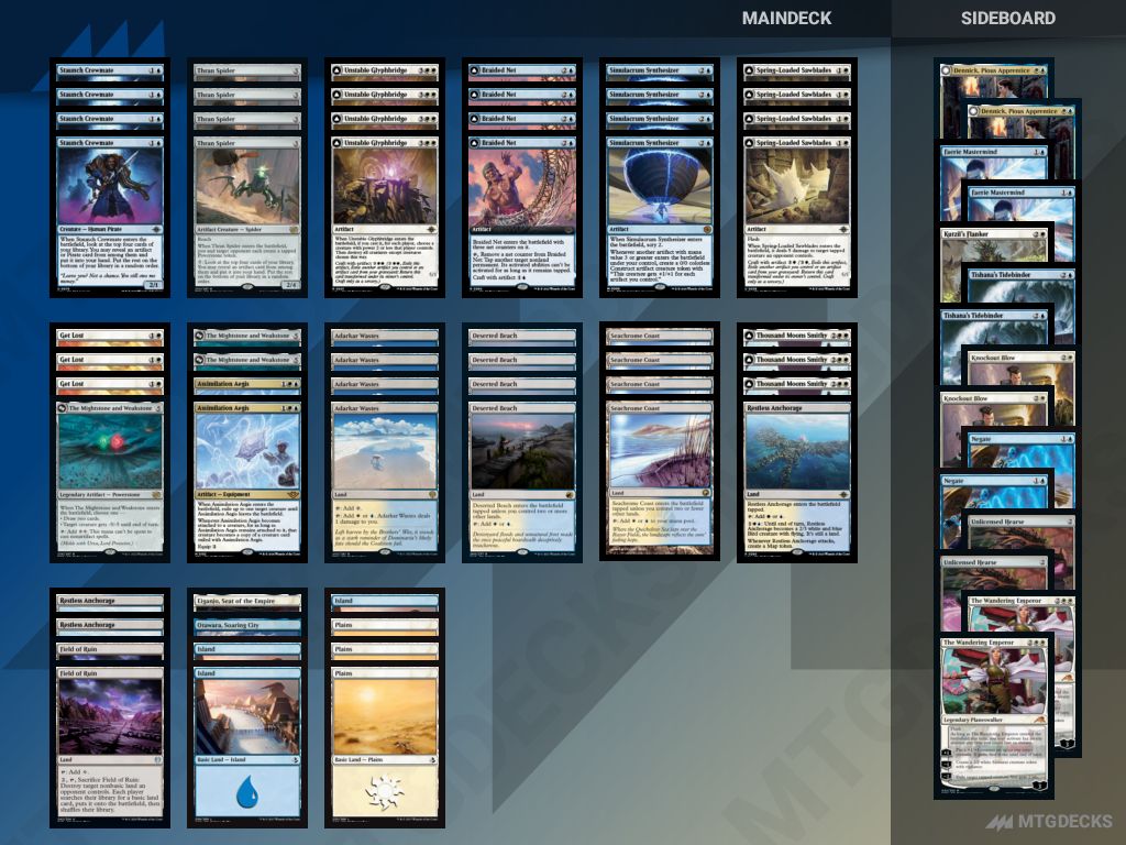 Standard Azorius Midrange deck by Scubasteve • MTG DECKS