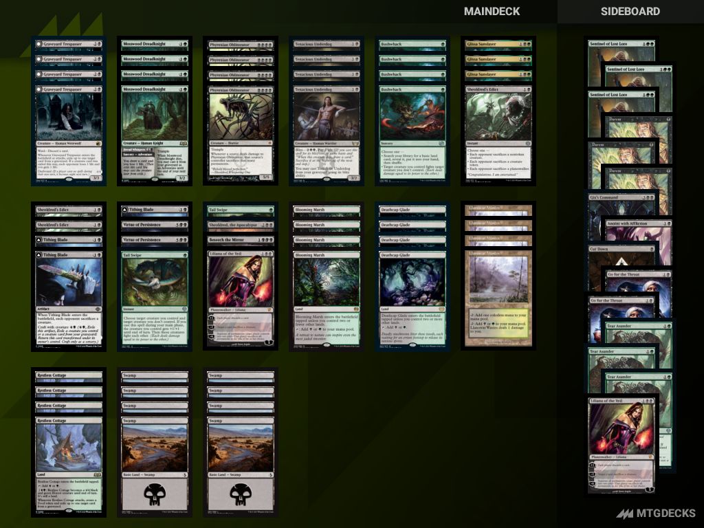 Standard Golgari Midrange deck by match_metch • MTG DECKS