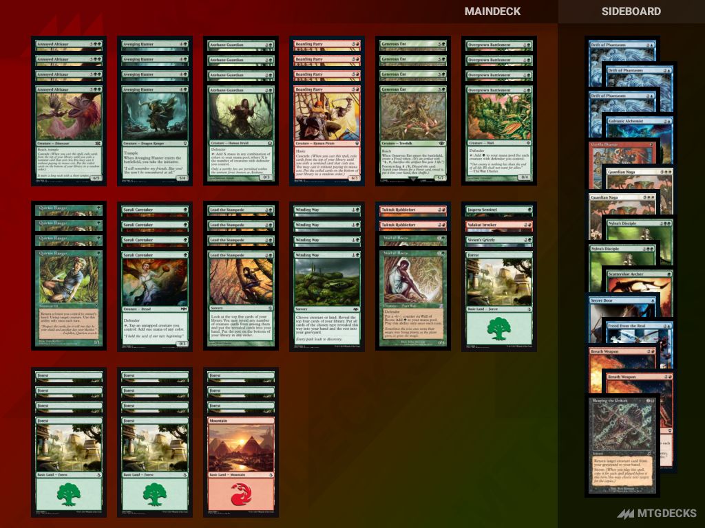 Pauper Muri Toyota Hybrid deck by Marco Lijoi • MTG DECKS