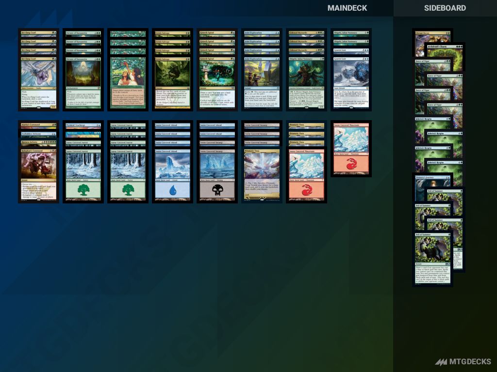 Legacy Four-color Combo deck by serenechaos • MTG DECKS