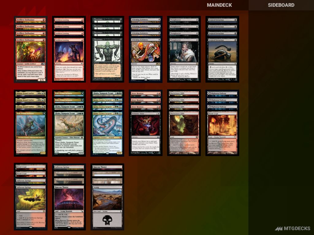 Arena Timeless Reanimate deck by Fleshgrafter • MTG DECKS