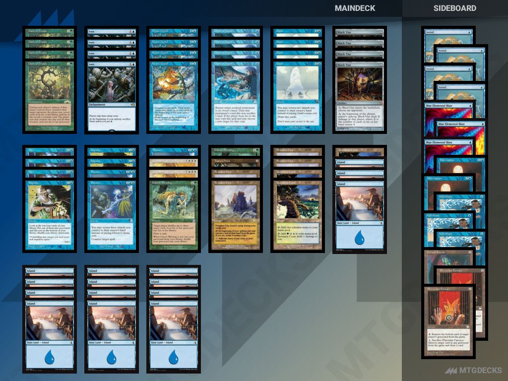 Premodern Rogue deck by Morgan Bourke • MTG DECKS