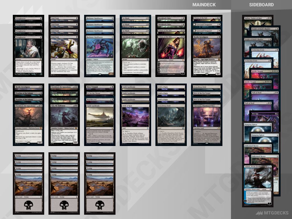 Arena Explorer black mid bones deck by Al carrer! • MTG DECKS