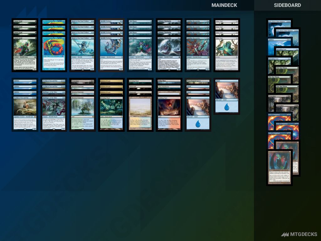 Modern Merfolk deck by Jan Schmidt • MTG DECKS