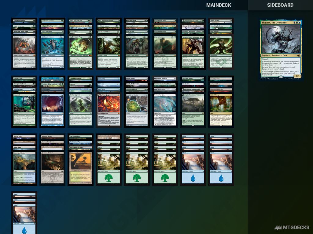 Historic-Brawl Slogurk, the Overslime deck by HistoricBrawler • MTG DECKS