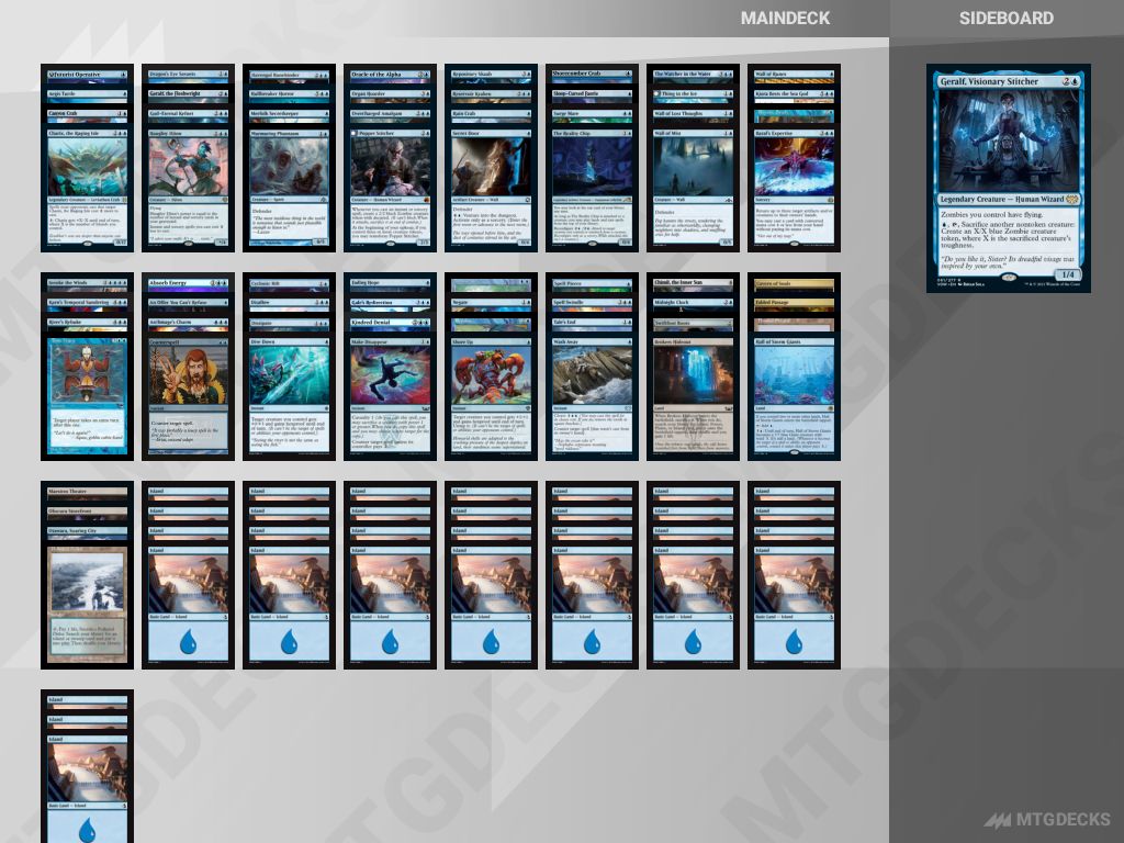 Historic-Brawl Geralf, Visionary Stitcher deck by HistoricBrawler • MTG ...