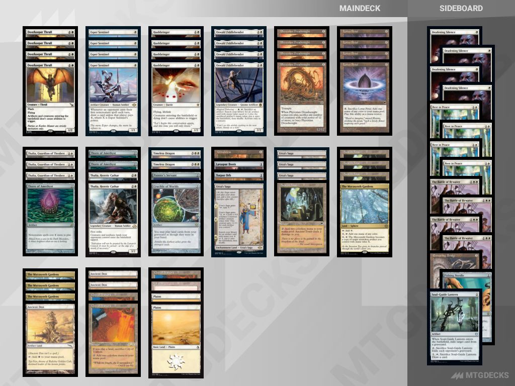 Legacy Mono-White Prison deck by Martin Doell • MTG DECKS