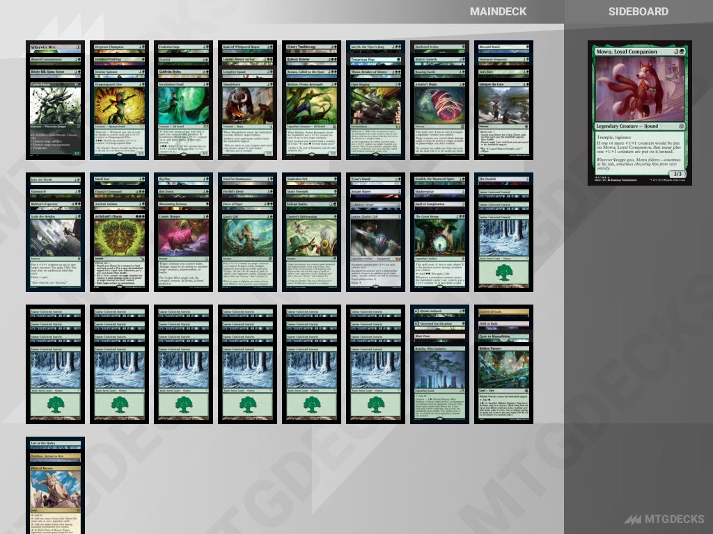 Historic-Brawl Goodest Boy (Monk G Mowu Voltron) deck by nonothim • MTG ...