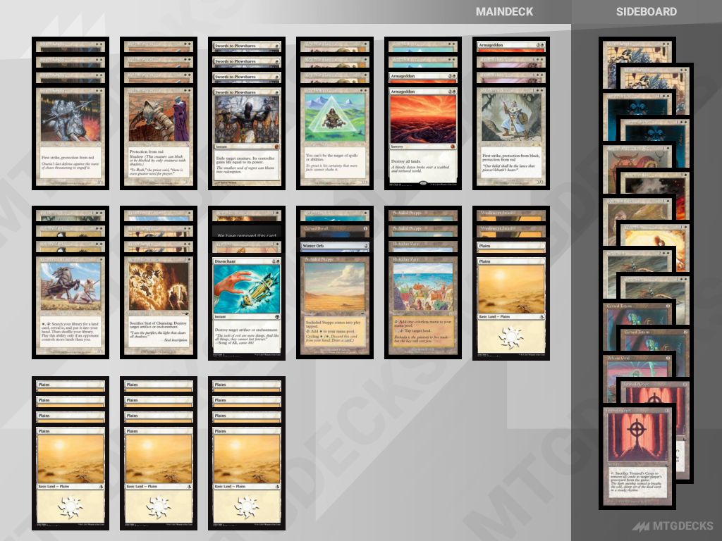 MTG Premodern White Weenie - 111 top decks • MTG DECKS