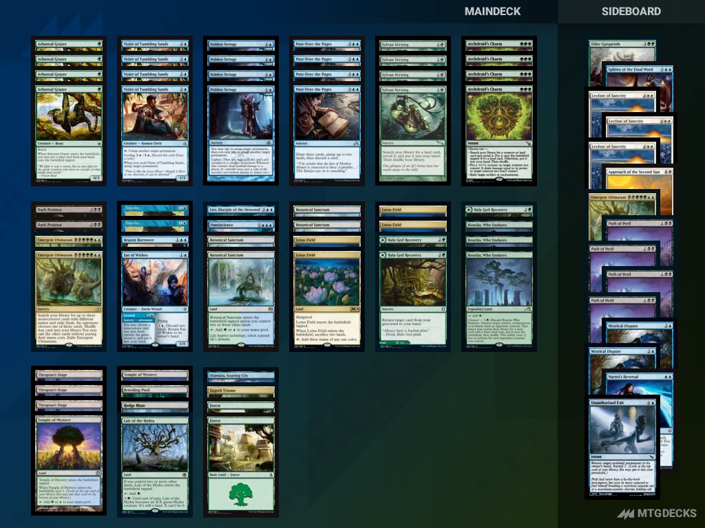 Pioneer Lotus Field Combo deck by TatDaddy • MTG DECKS