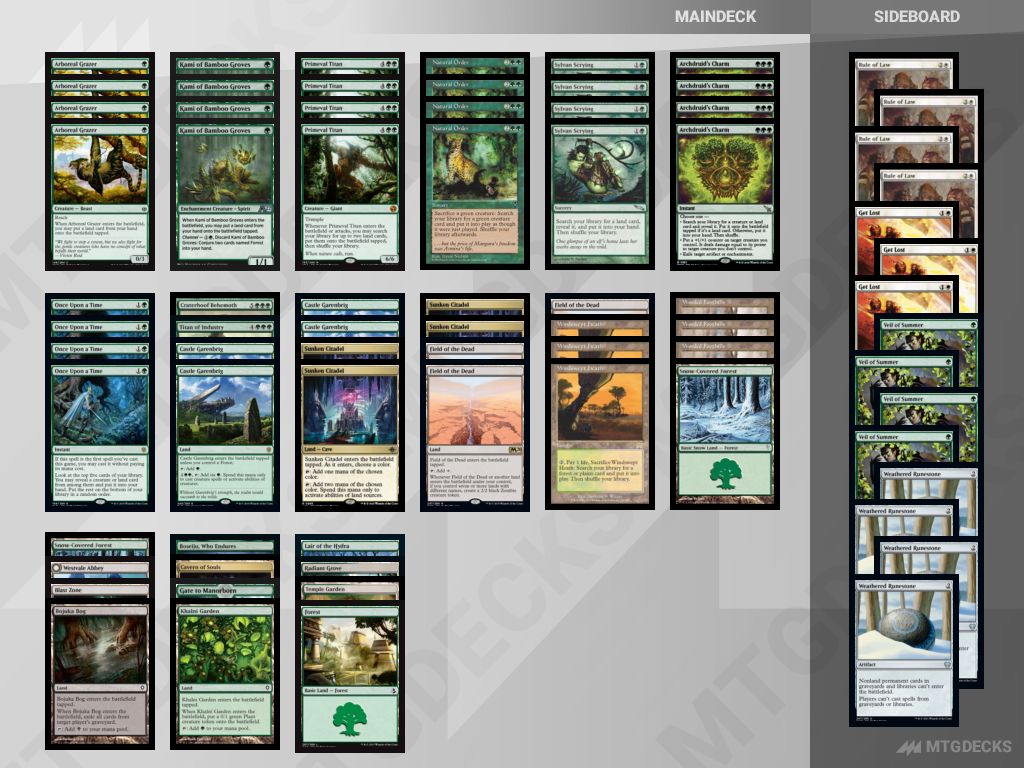 Arena Timeless Titan Field deck by prospektrefuge • MTG DECKS