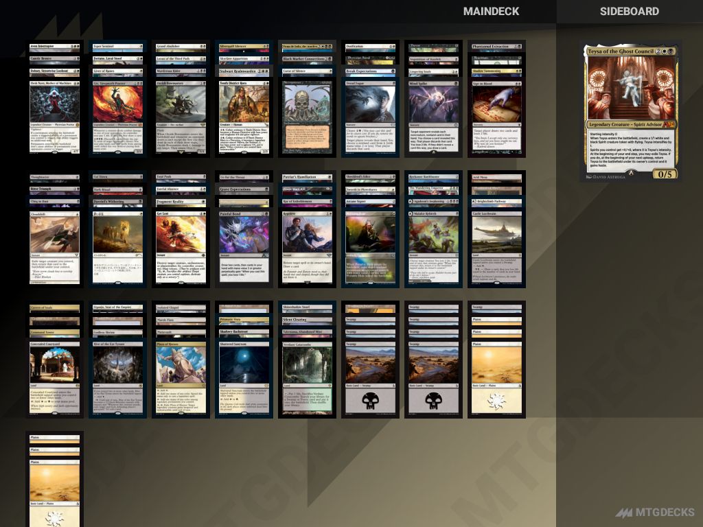 Historic-Brawl [cHB] Gathering of Souls - Teysa Midrange/Con deck by ...