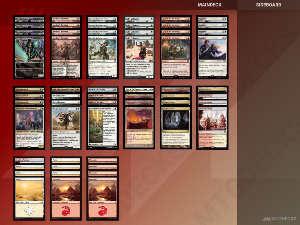 MTG Alchemy Boros Tokens top decks • MTG DECKS