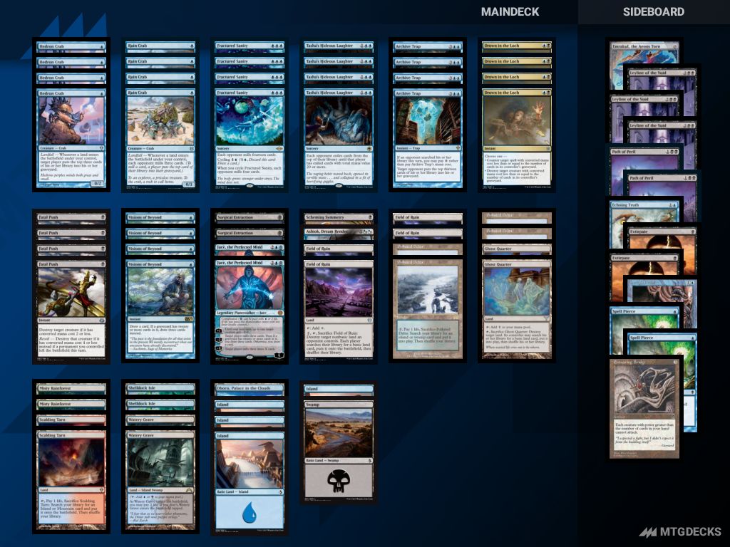 Modern Dimir Mill deck by stayathomeROB • MTG DECKS