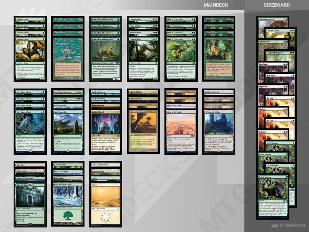 Arena Timeless Titan Field deck by Altheriax • MTG DECKS
