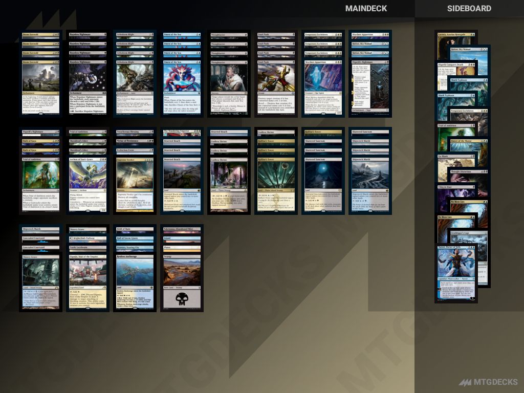 MTG Explorer Esper Doom top decks • MTG DECKS
