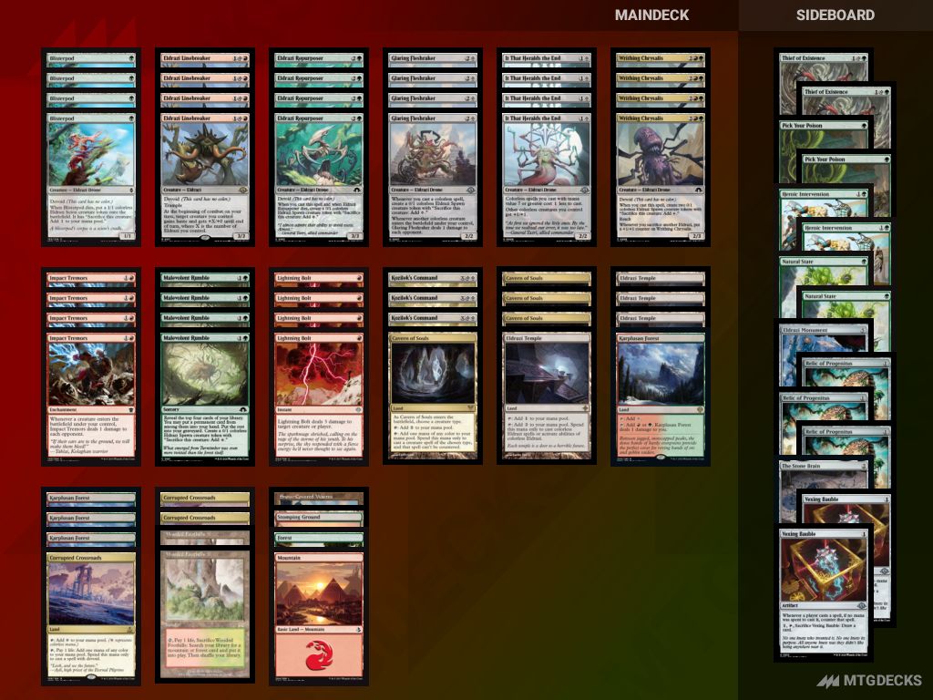 Modern MH3 RG Eldrazi 2 deck by modestofmind • MTG DECKS
