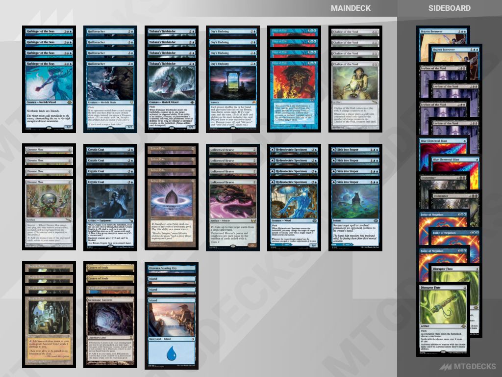 MTG Legacy Mono Blue Stompy top decks • MTG DECKS