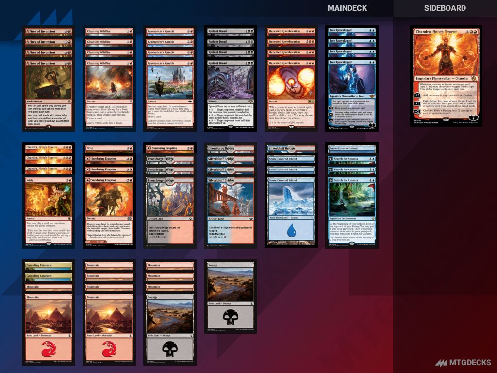 Arena Historic fires rush deck by StriderStone • MTG DECKS
