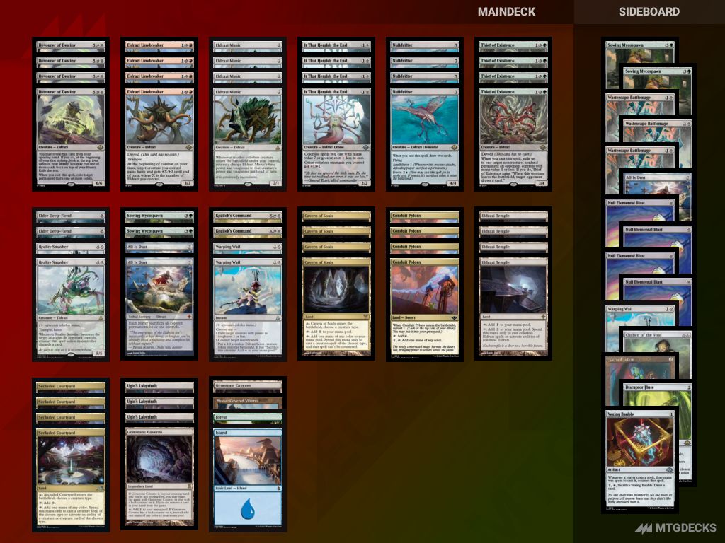 Modern Eldrazi deck by Watanabe Takafumi • MTG DECKS