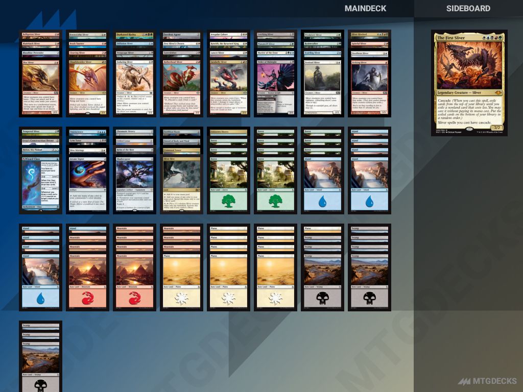 Historic-Brawl The First Sliver deck by MTGA-Assistant-Meta • MTG DECKS