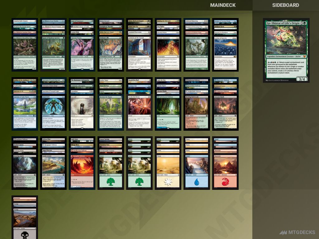 Historic-Brawl Go-Shintai of Life's Origin deck by MTGA-Assistant-Meta ...