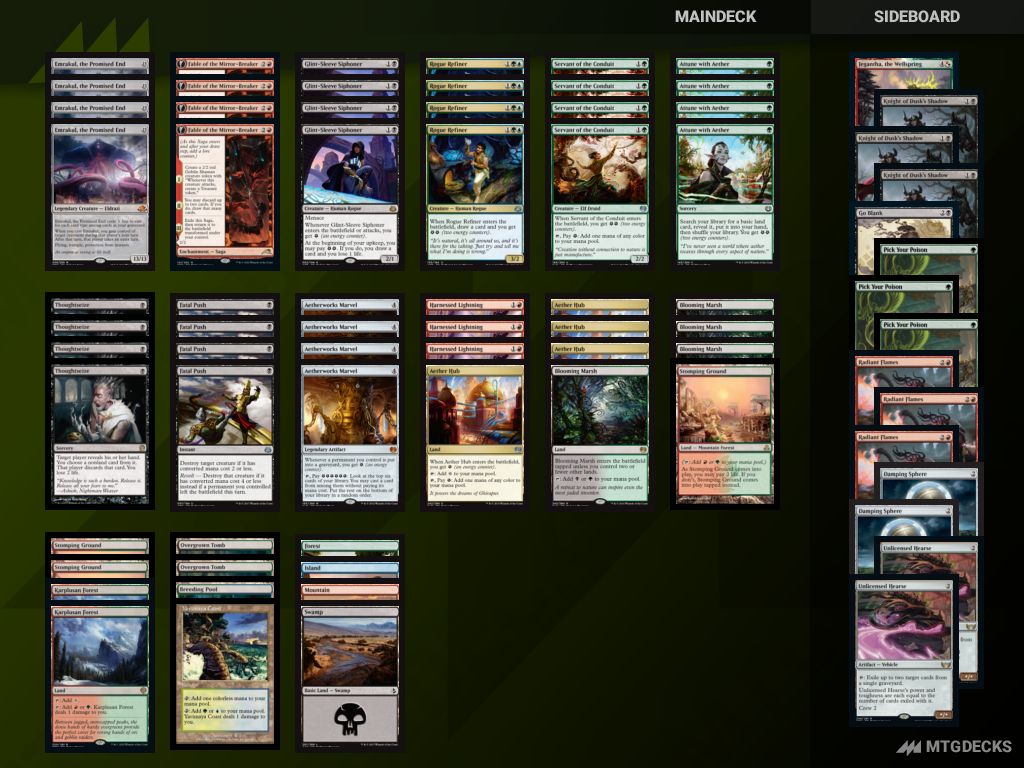 MTG Pioneer 4 Color Marvel top decks • MTG DECKS