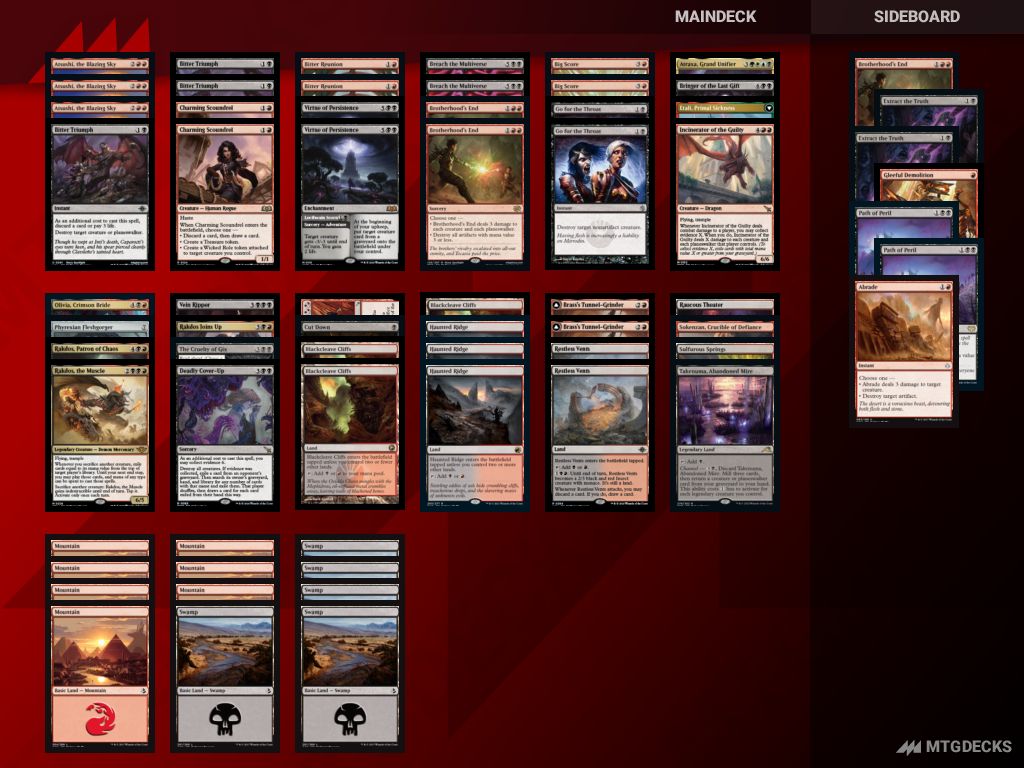 Arena Standard Cult deck by gypsywho • MTG DECKS