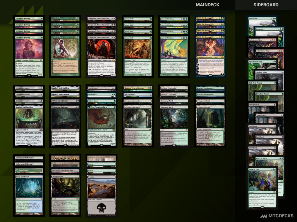 Modern Flareless Yawg 1 deck by meat_mtg • MTG DECKS