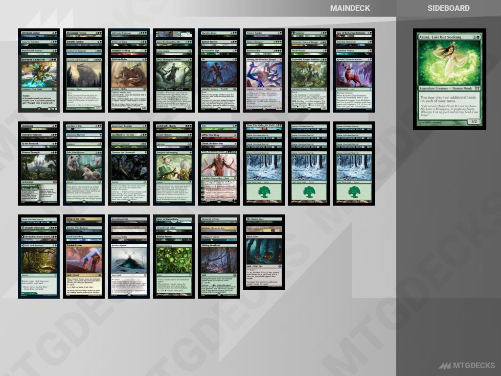 Historic-Brawl Azusa, Lost but Seeking deck by MTGA-Assistant-Meta ...