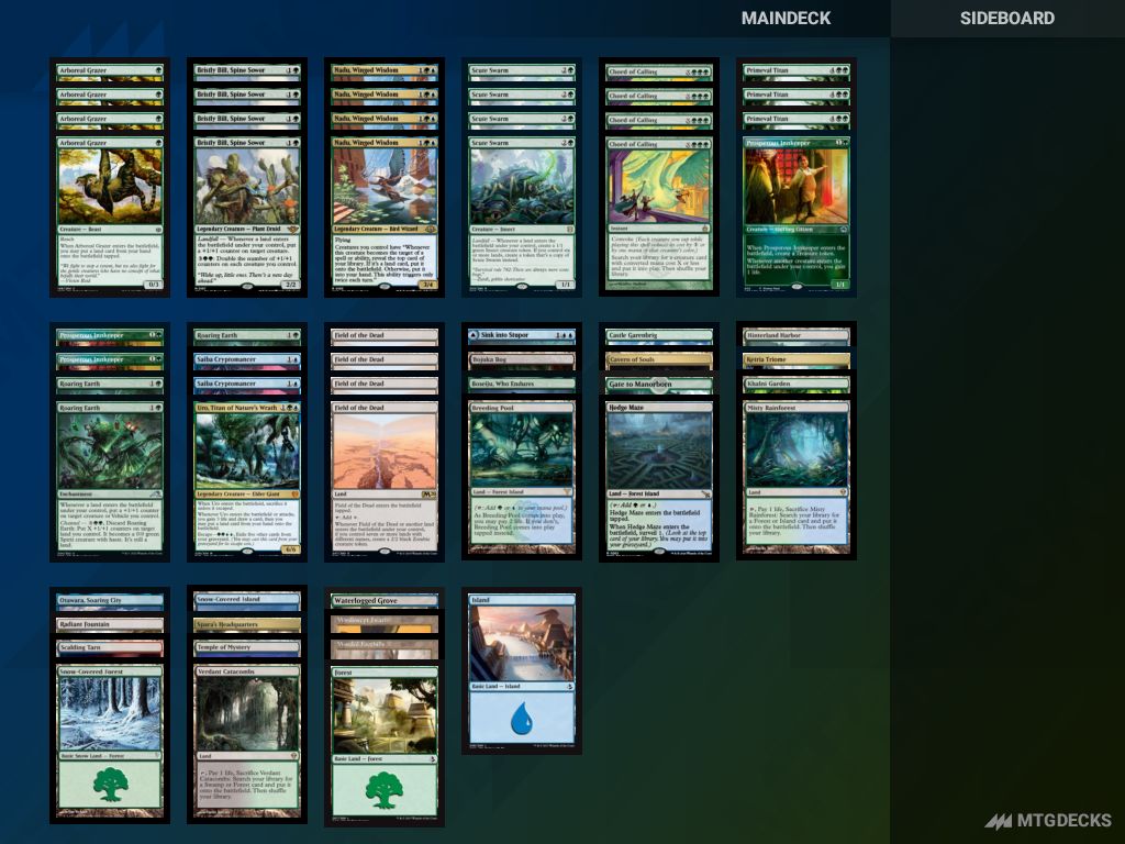 Arena Timeless Simic Field deck by HamHocks42 • MTG DECKS