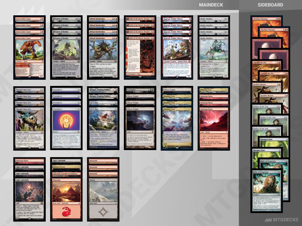 Modern Red Eldrazi Herigast deck by mateusf34 • MTG DECKS