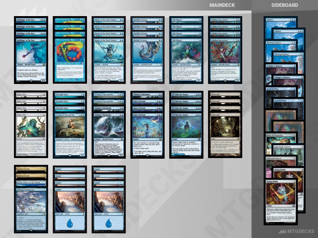Modern Merfolk deck by Tanaka Yu • MTG DECKS