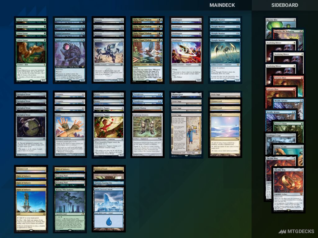 Modern Simic Nadu deck by James Moskal • MTG DECKS