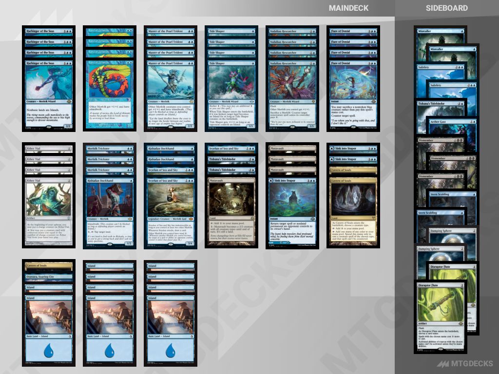 Modern Merfolk deck by Daulton Scheffer • MTG DECKS