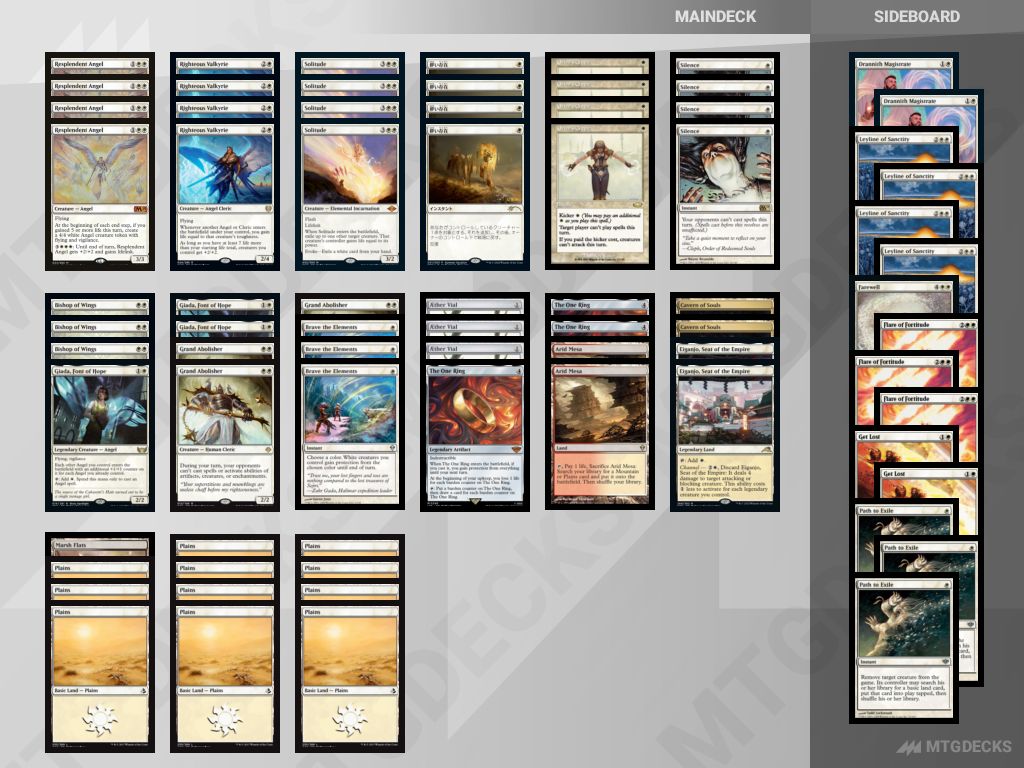 Modern Mono-White Combo deck by Elliott West • MTG DECKS