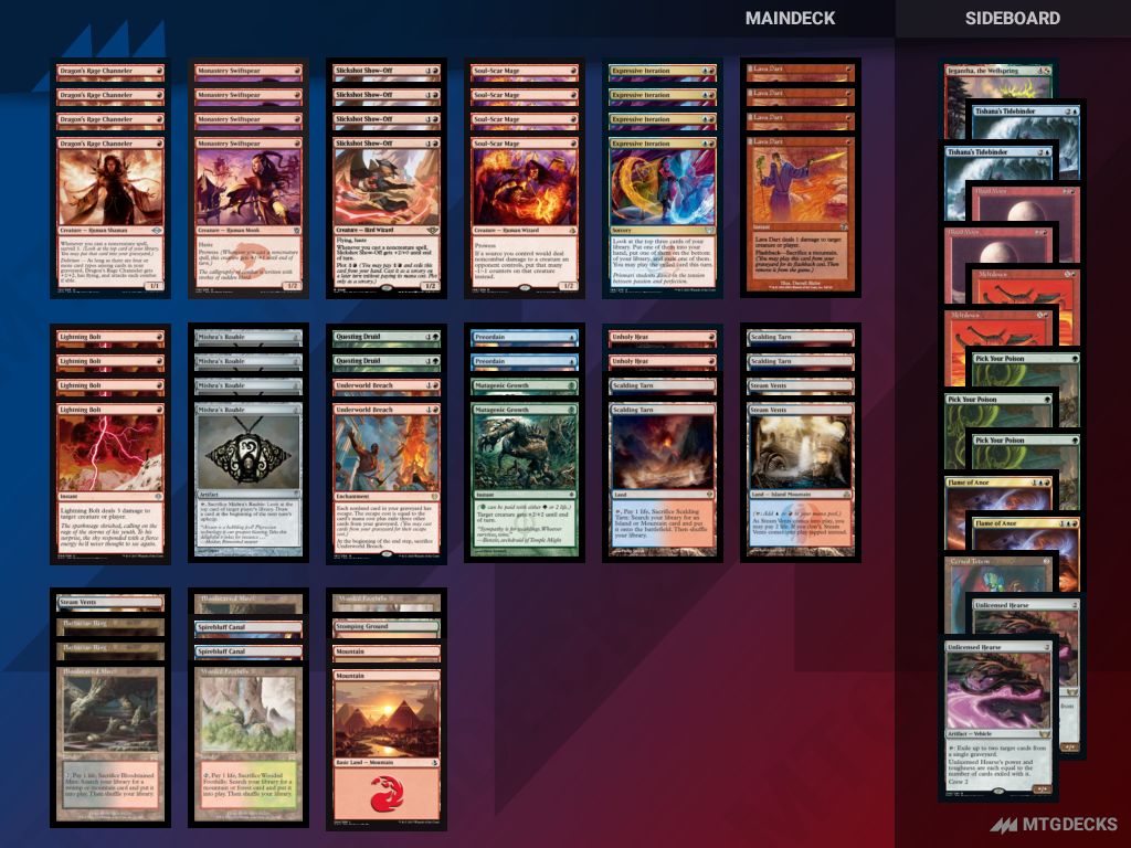 Modern Prowess Aggro deck by Nakazima Syunsuke • MTG DECKS