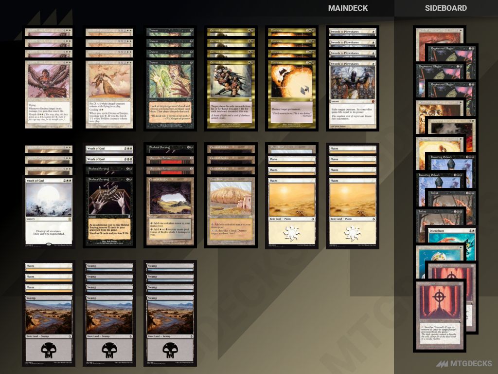 MTG Premodern BW Control top decks • MTG DECKS