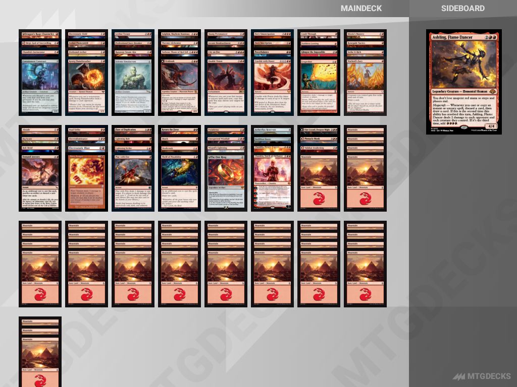 Historic-Brawl Ashling, Flame Dancer deck by MTGA-Assistant-Meta • MTG ...