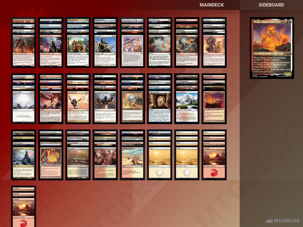 Historic-Brawl MH3 Phlage, Titan of Fire’s Fury: Tamiyo Roas deck by ...