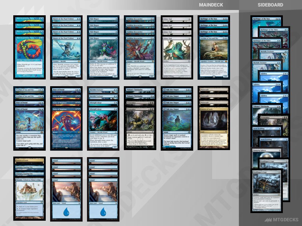 Modern Merfolk deck by ANTONIO GUZMAN VAZQUEZ • MTG DECKS