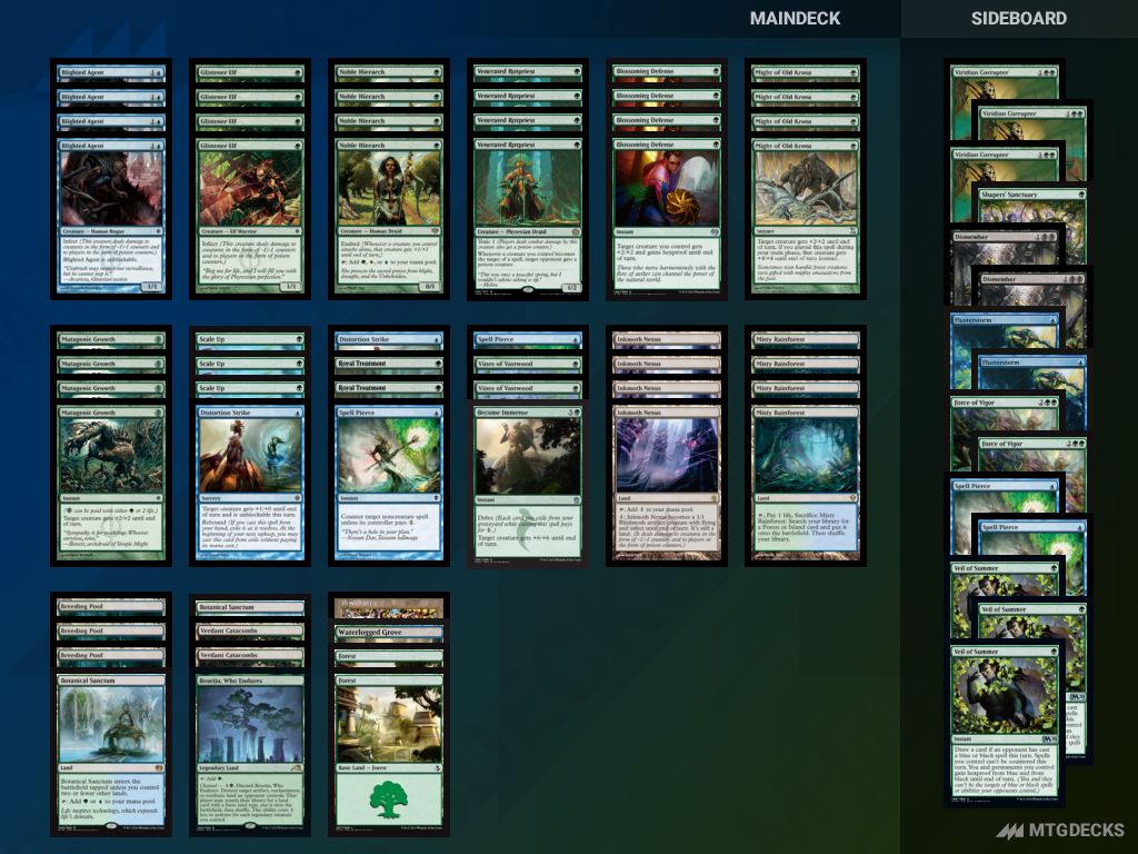 Modern Simic Infect deck by Pedro Valle Vallines • MTG DECKS