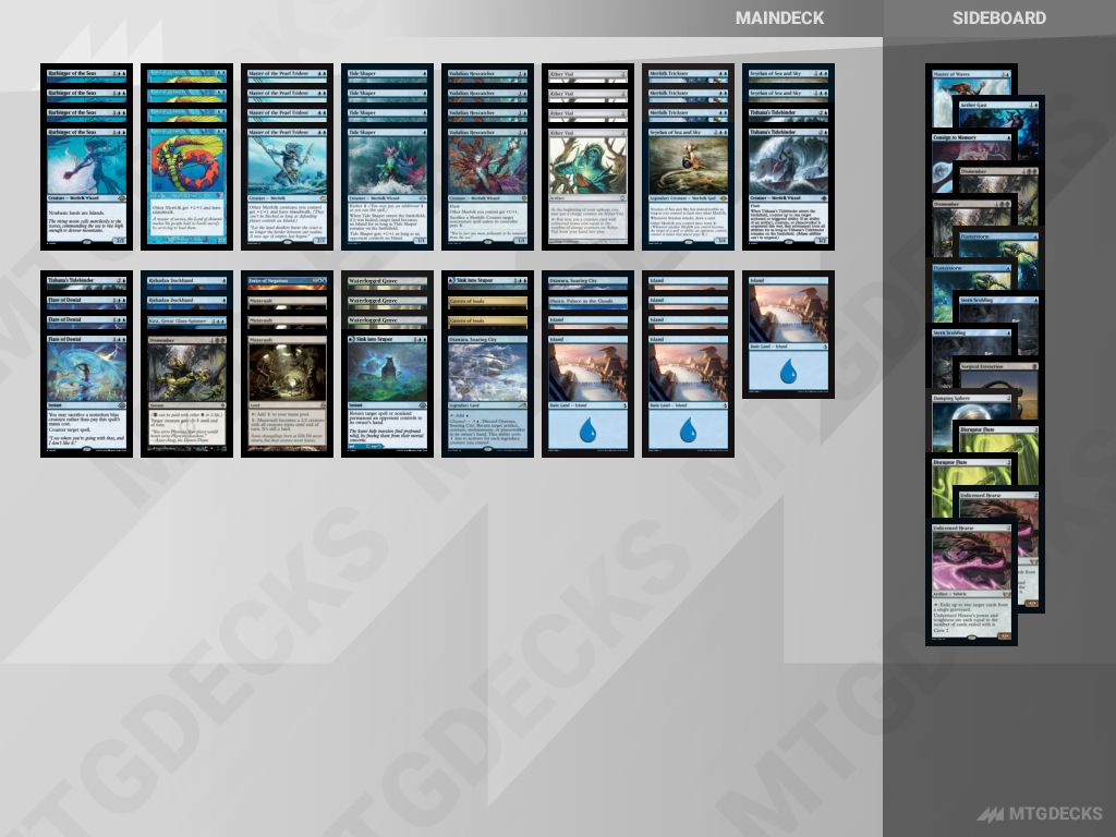 Modern Merfolk deck by letho1 • MTG DECKS