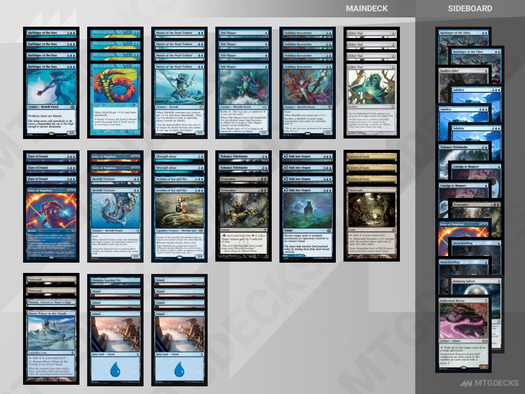 Modern Merfolk deck by Ego Tomoyuki • MTG DECKS