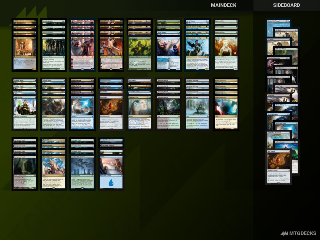 Pioneer Five-color Combo deck by Tim Calvert • MTG DECKS