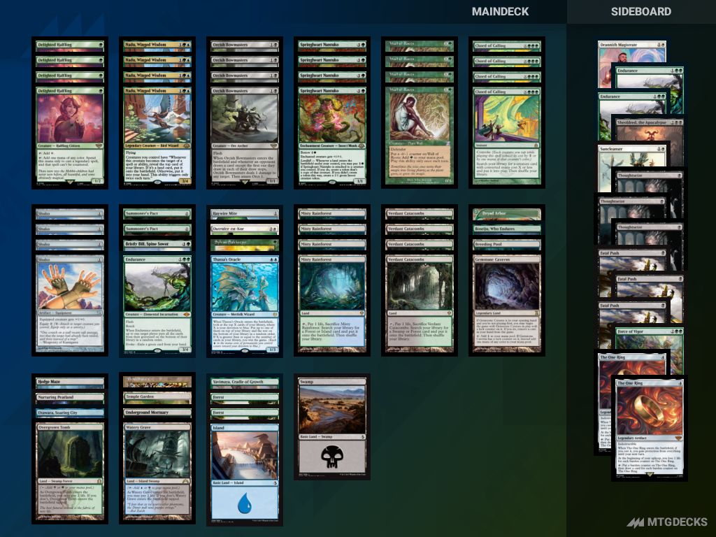 Modern Four-Color Nadu deck by James Wilks • MTG DECKS